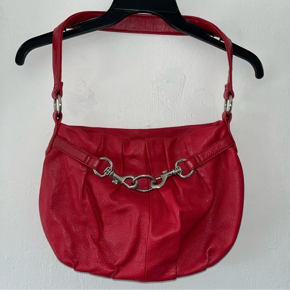 St. John's Bay | Bags | Vintage St Johns Bay Leather Purse Red Shoulder ...